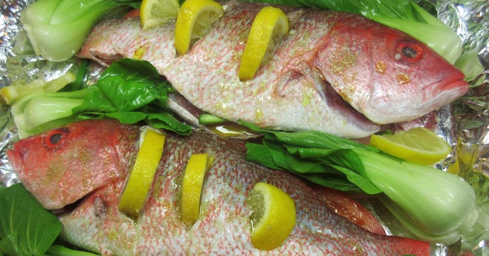 Tess Cooks4u: Roasted Whole Red Snapper