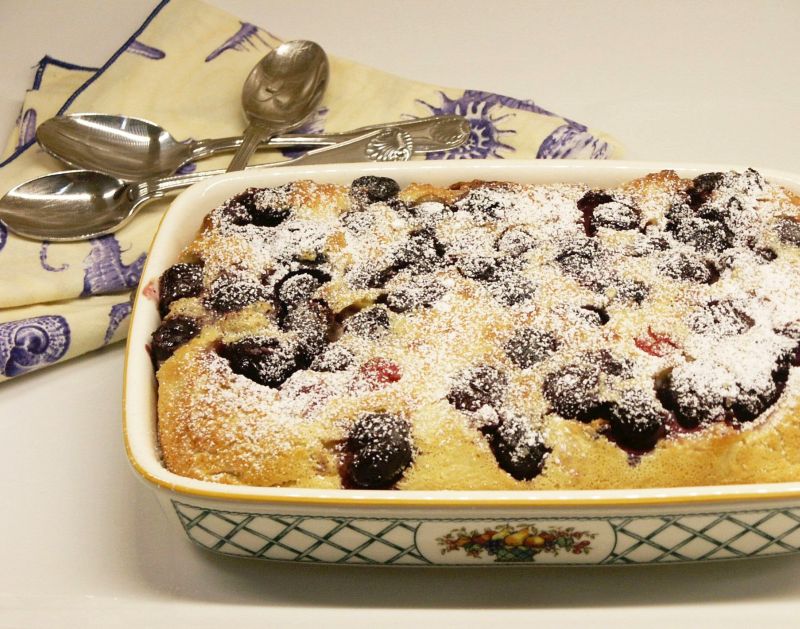 Moveable Feasts: Very Berry Cherry Clafoutis