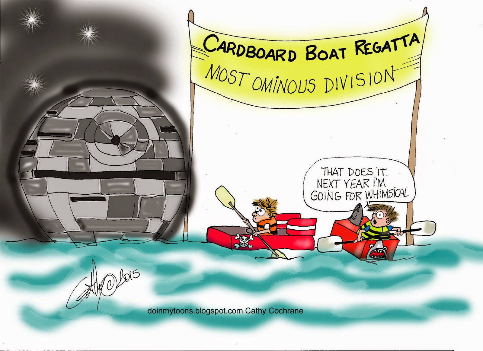 DoinMyToons: Cardboard Boat Regatta
