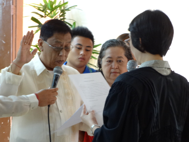 Talbuks Cafe: Oathtaking Ceremony of Newly Elected Municipal Officials ...