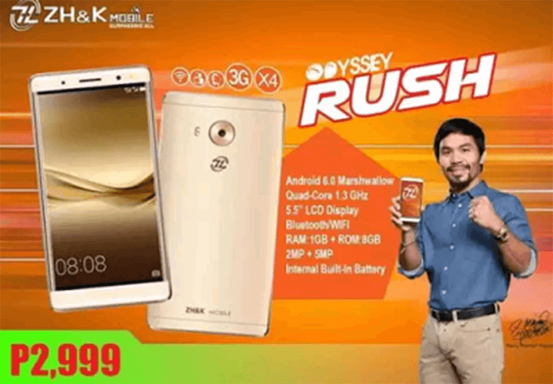 ZH&K Odyssey Rush Leaks, Touts 5.5 Inch 2.5D Screen And Marshmallow OS ...