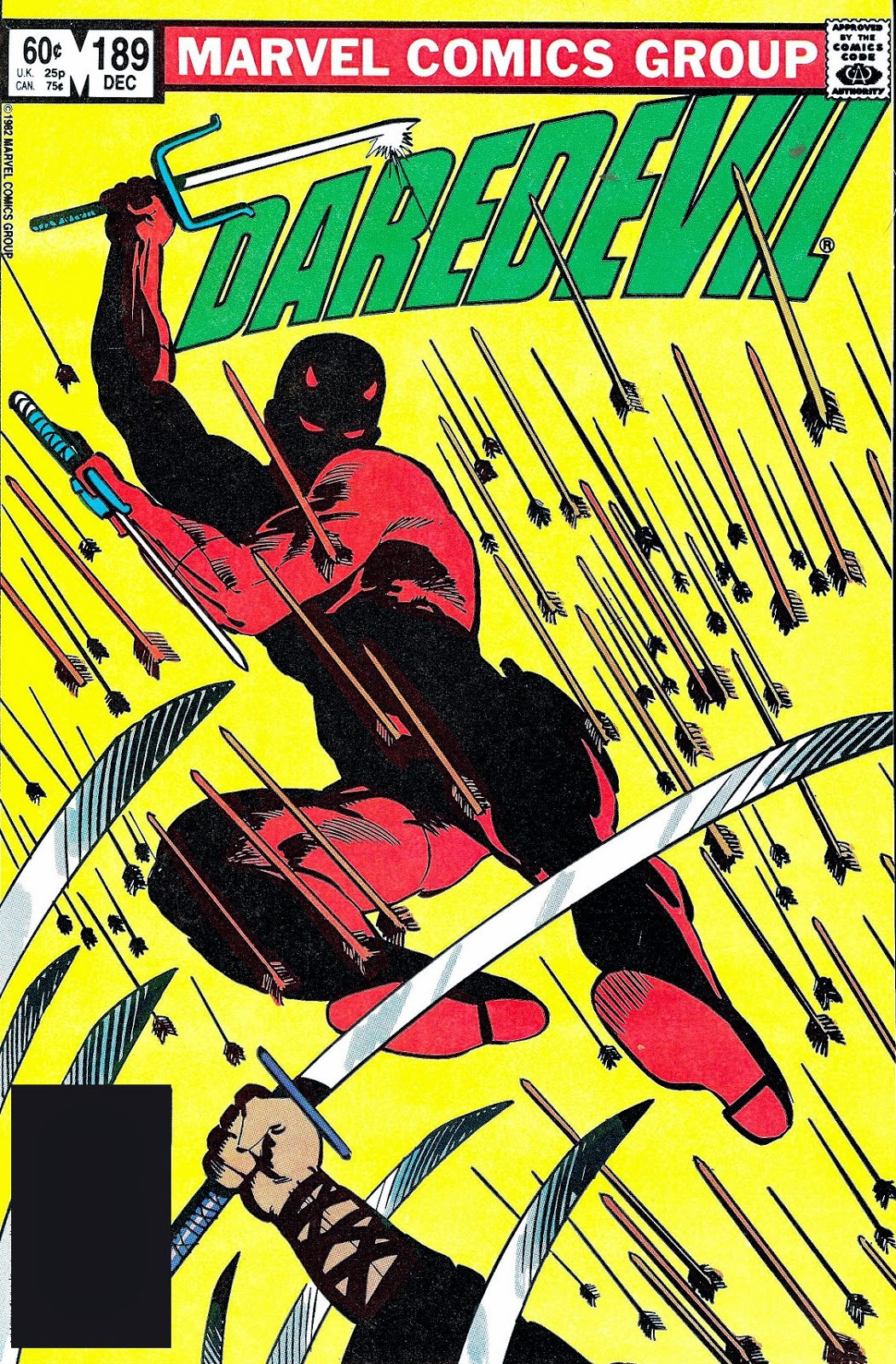 Marvel Comics of the 1980s: My Favourite 10 Miller Daredevil Covers