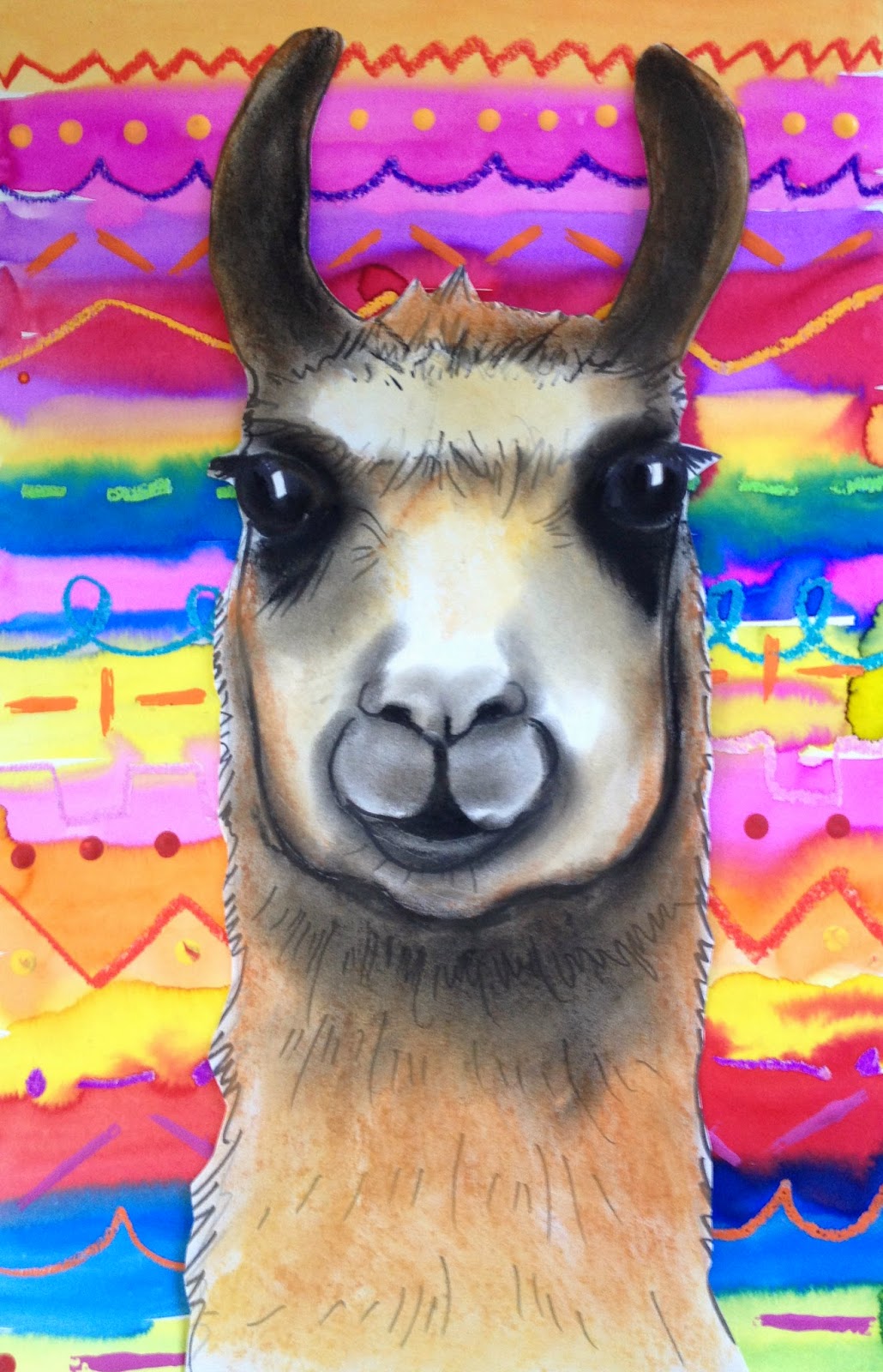 MaryMaking: Llamas with Peruvian Textiles