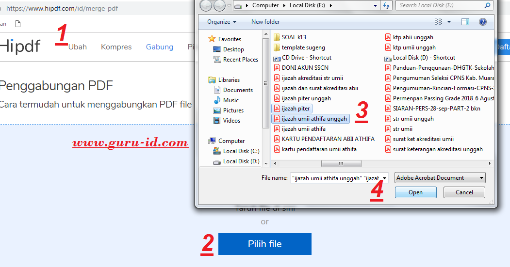 Cara Menggabungkan File pdf Menjadi 1 Halaman - Modul Ajar Kurikulum Merdeka