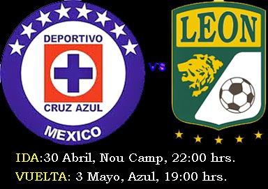 Cruz Azul vs Leon Horario Ida y Vuelta Cuartos Final Liga MX 2014 ...