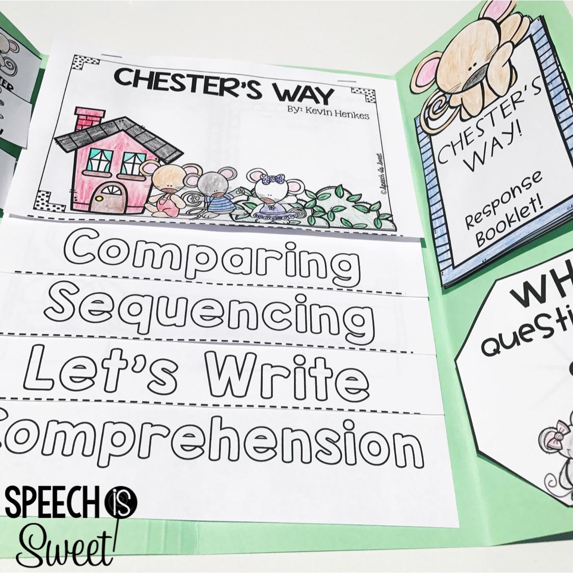 Chester's Way Read Aloud Activities - Speech is Sweet