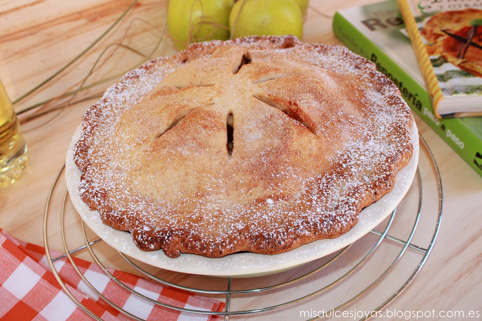 American Apple Pie (Pastel de Manzana Americano) [Mis Dulces Joyas ...
