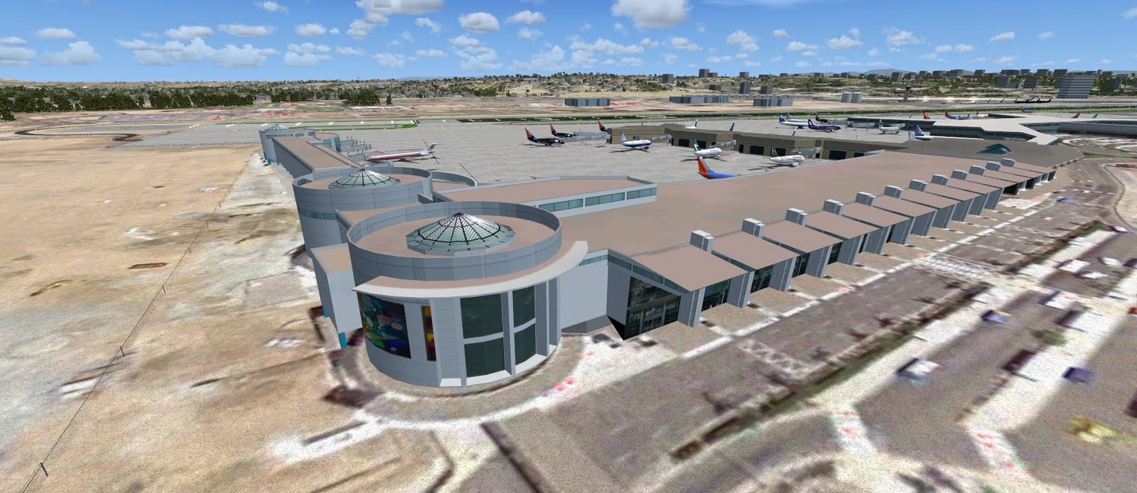 AirDailyX: KSAN X : terminals under construction