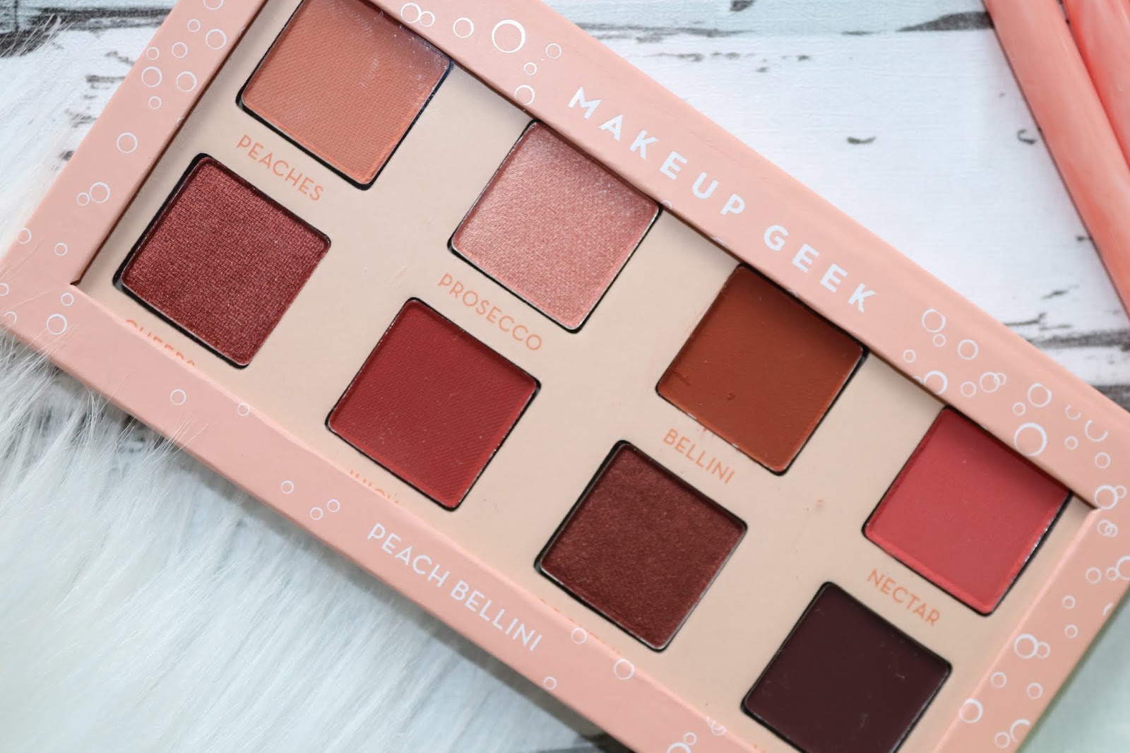 Peach Bellini palette review | Makeup Geek Cosmetics - Beauty With En