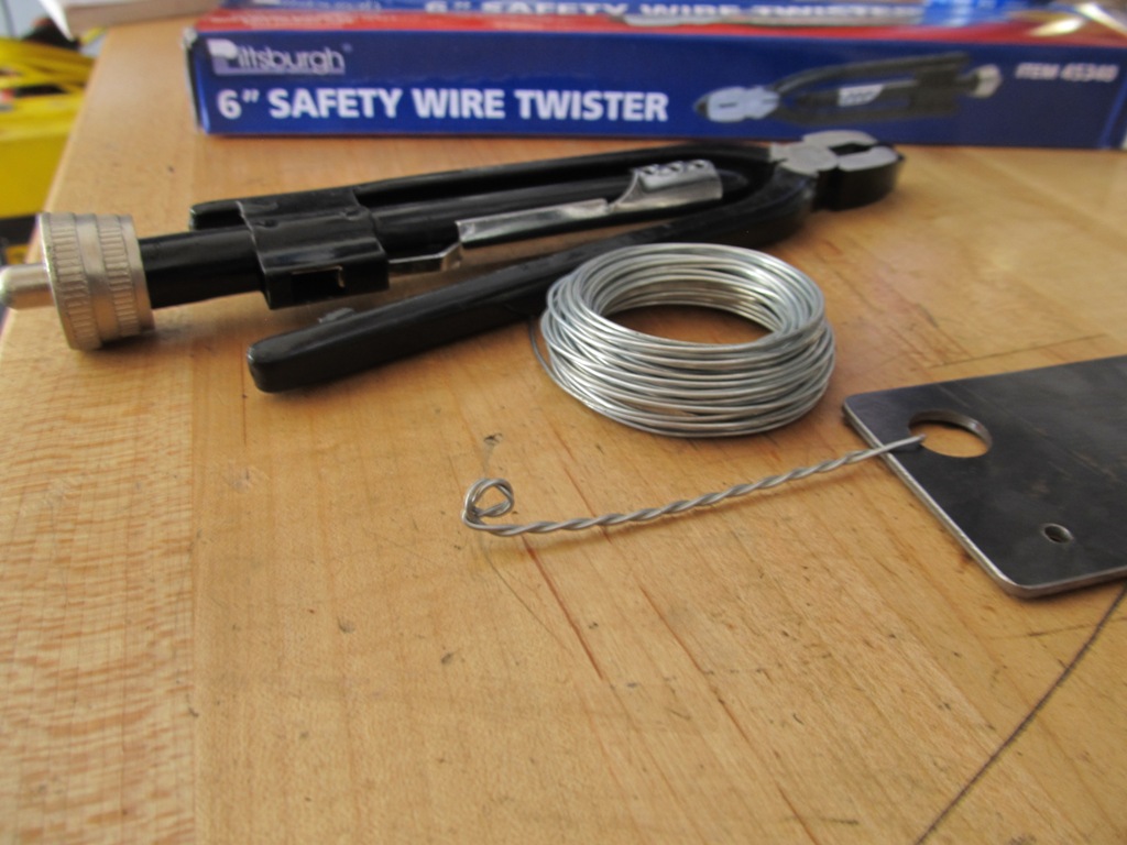 Safety Wiring the caliper bolts