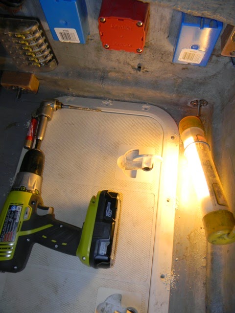 Ericson 25, Oystercatcher: Lazarette Modifications, Part 16: Final ...