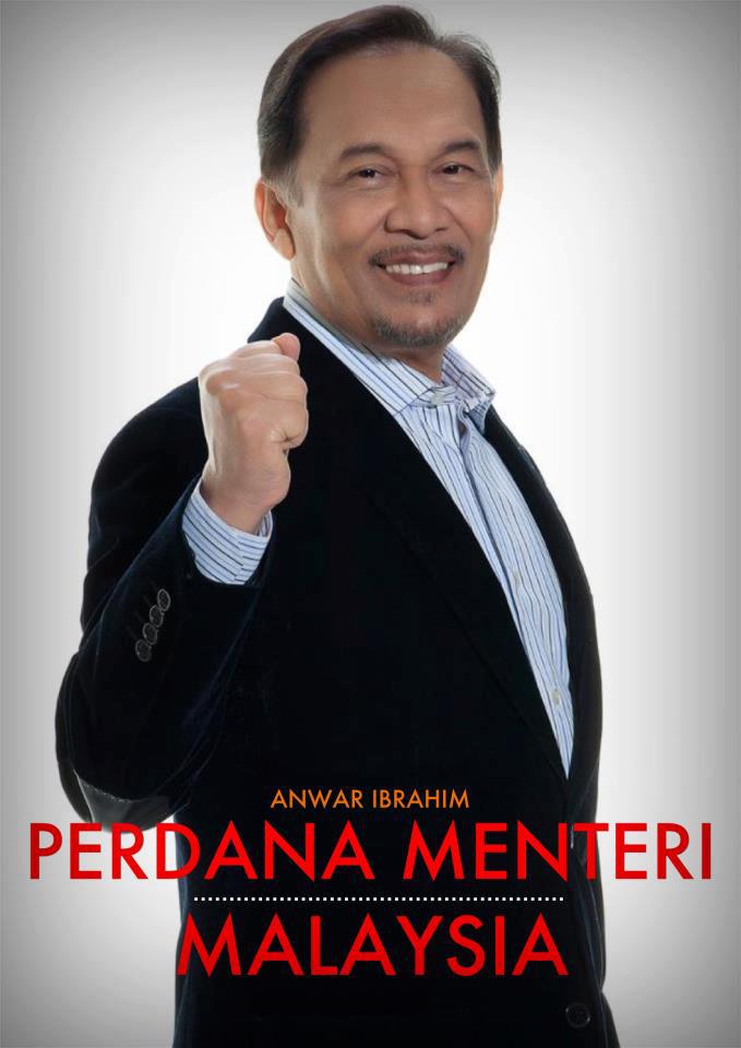 BERSAMA MAZIDUL: POSTER ANWAR IBRAHIM TERSALAH CETAK
