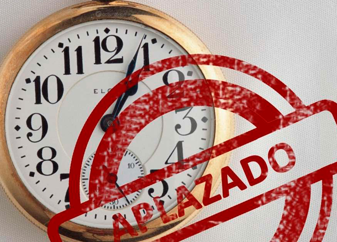 Prórroga para factura electrónica Facturaxion