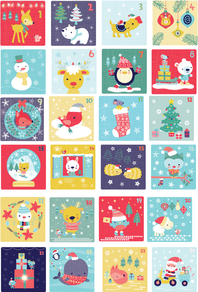 fhiona galloway illustration blog: Advent 2014