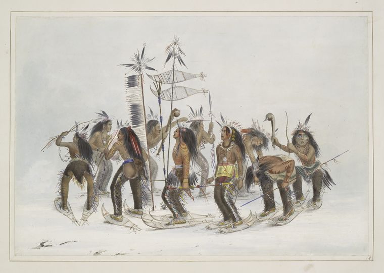 MA PRAVDA A MOI: La suite Catlin : Chasse au bison et autres activités ...