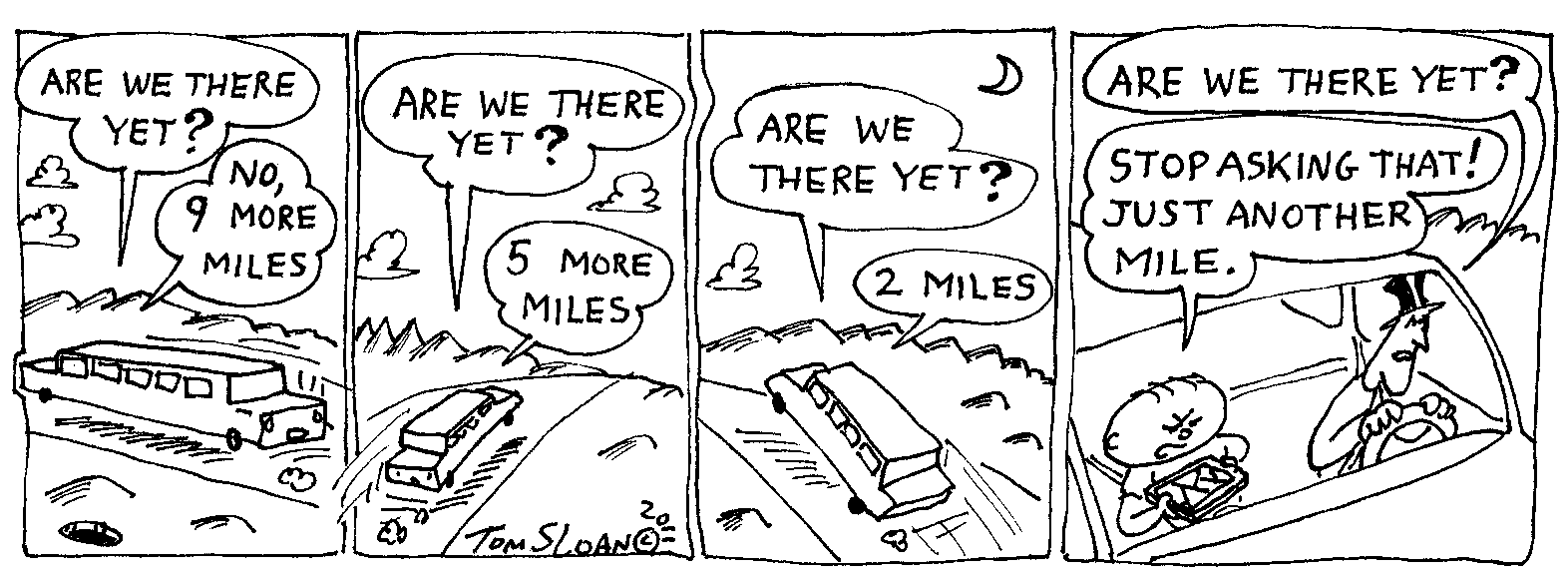 Cartoons and things: Are We There Yet?