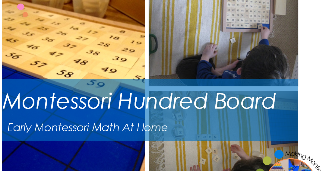 "Making Montessori Ours": Montessori Hundreds Board, Early Montessori ...