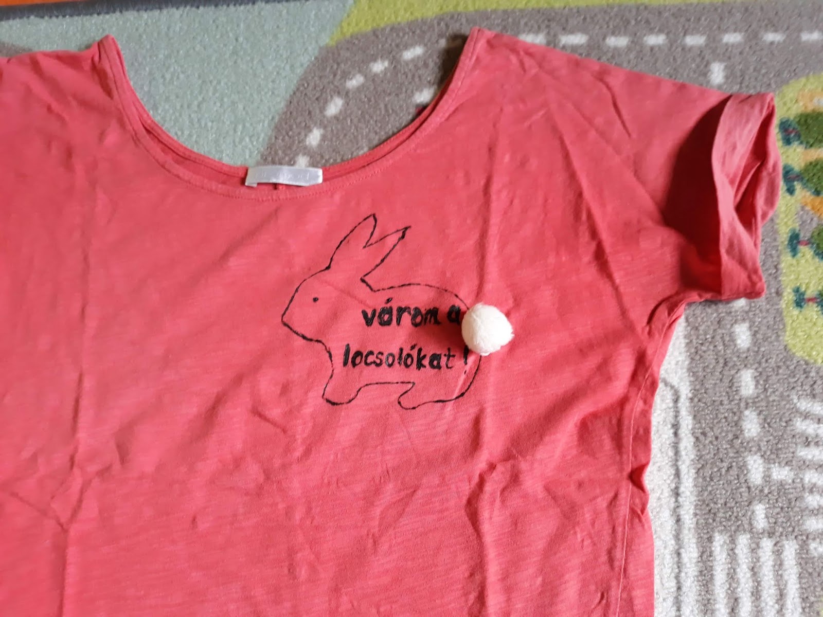 Süti és más...: Locsolóváró póló DIY