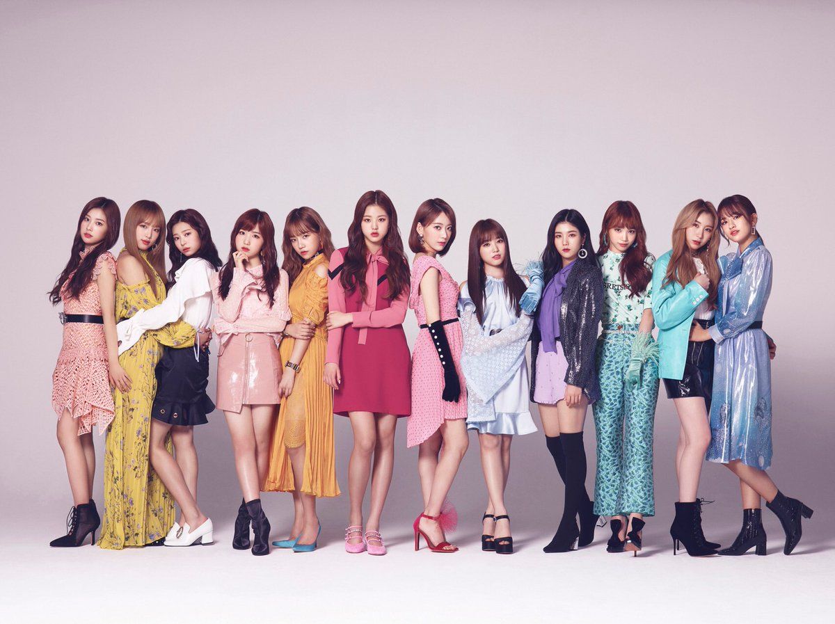 Izones Japan Debut Single Jacket Image ~ Pannatic