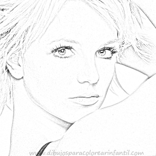 Britney Spear Drawings Coloring