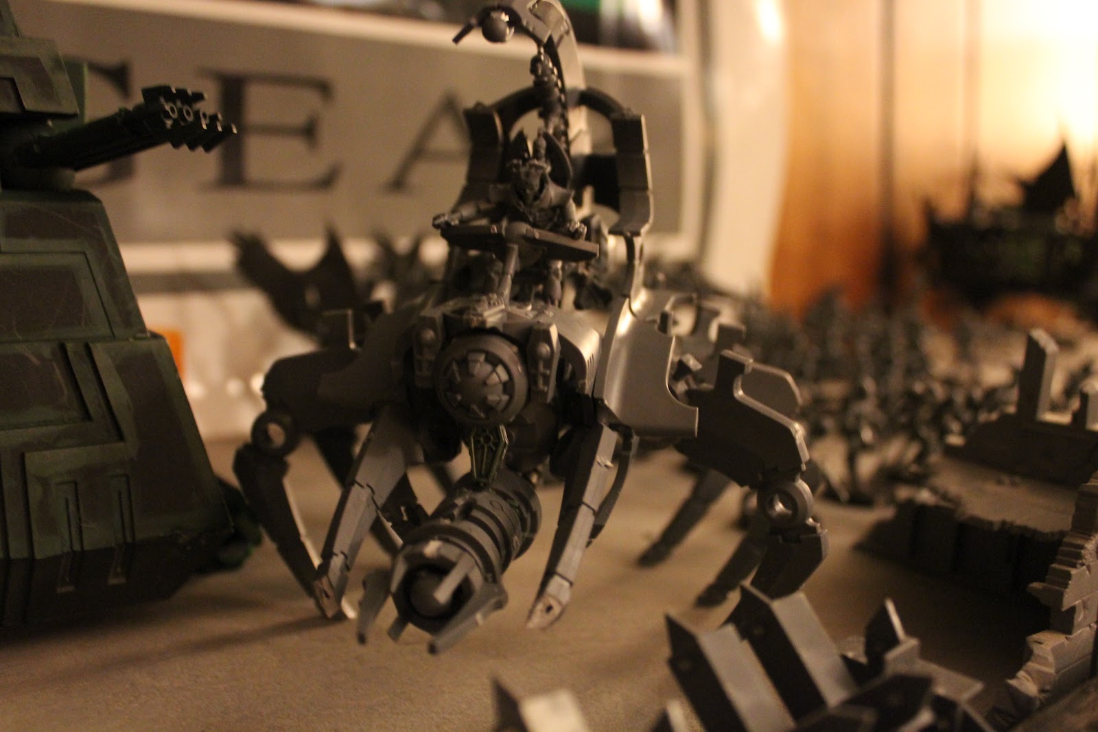 Sun City Miniatures: My Necron Triarch Stalker Conversion