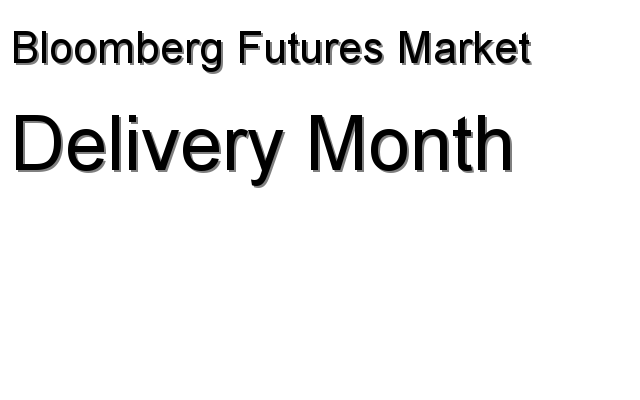 Delivery Month - Bloomberg Futures Market