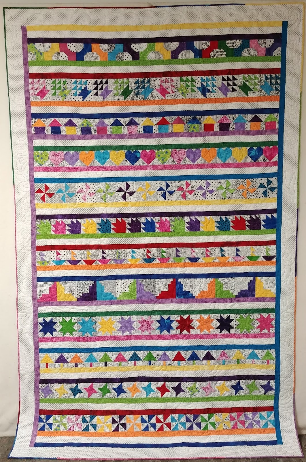 Idaho Quilter's Adventures: Bitty Blocks Finished