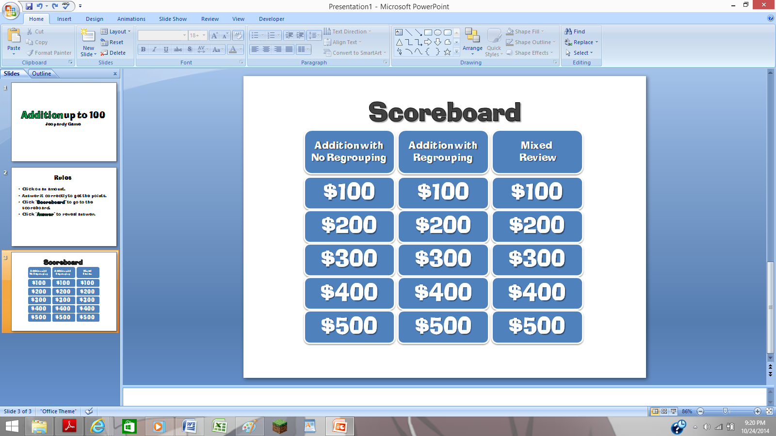 Teacher Gameroom: Learn Make a Simple Powerpoint Game in 7 easy Steps!