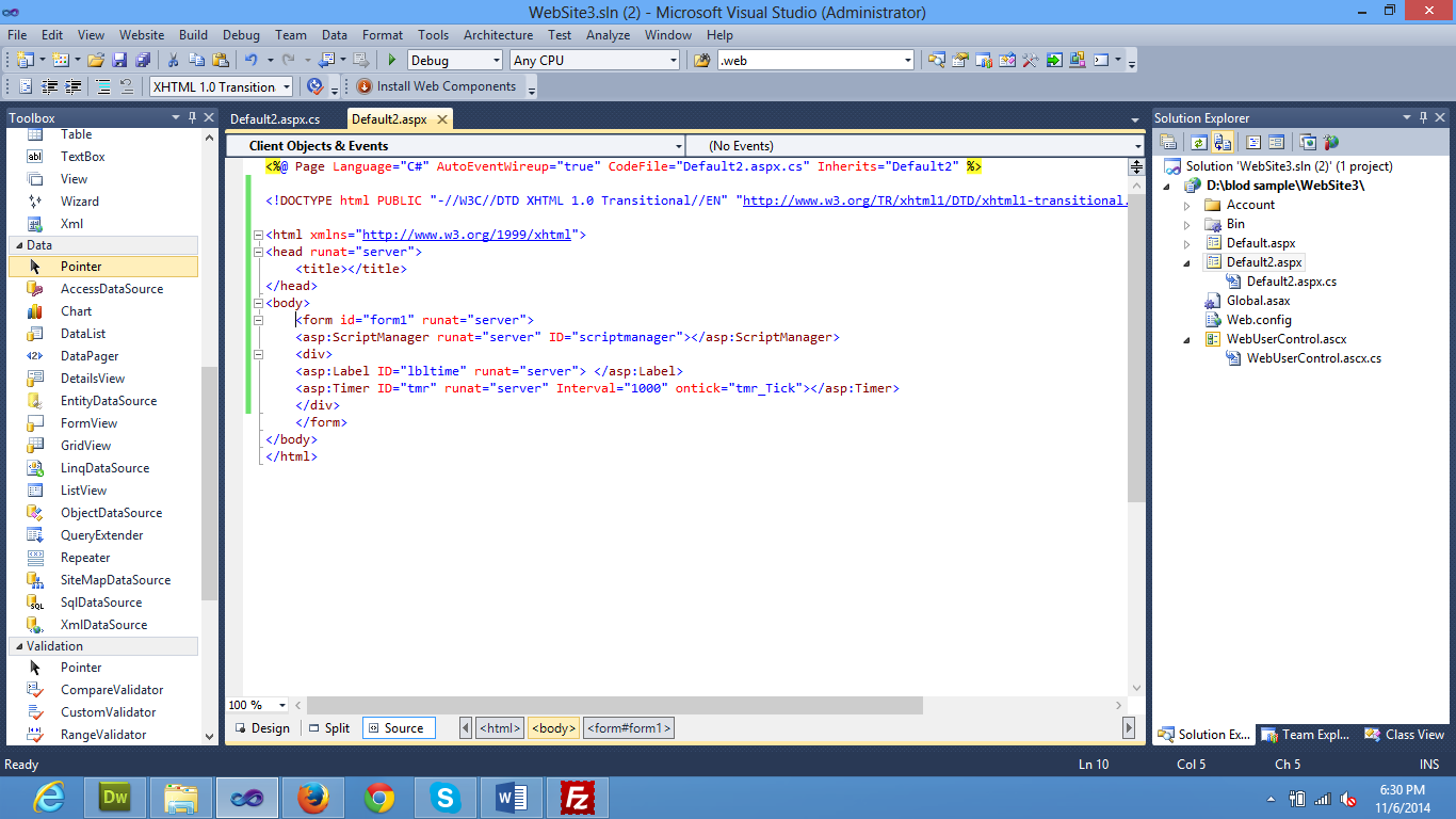 Web Design And Development Blog How To Use Updatepanel In How To Prevent Postback Of