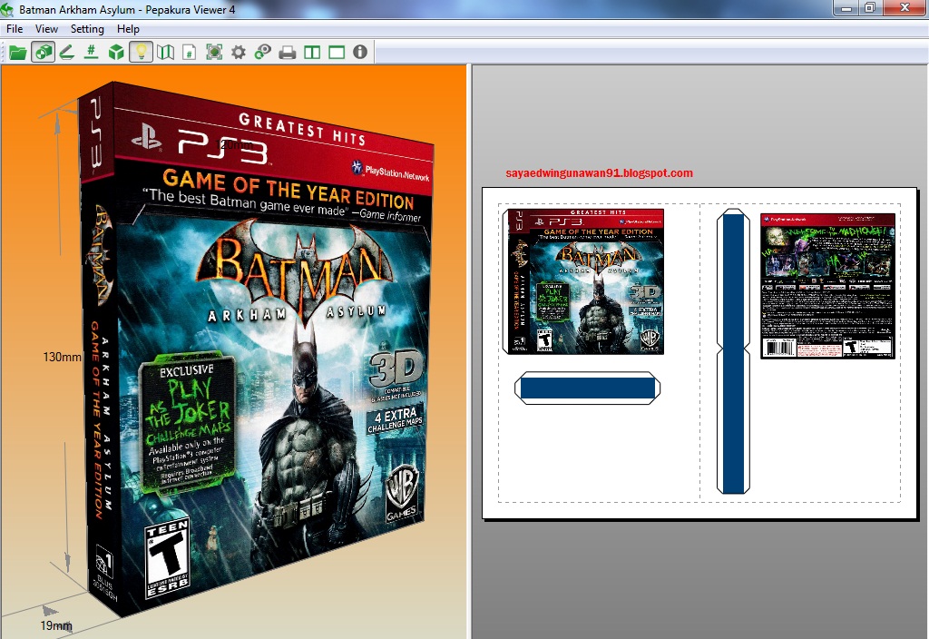 Our World: Papercraft Cover Playstation 3