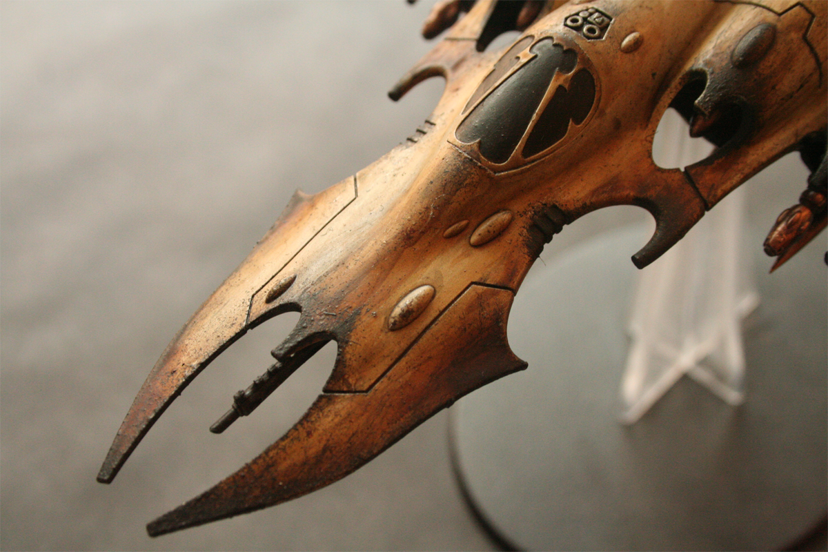Razorwing Jet Fighter - Dark Eldar Painting Progress : GRIM DARK REALMS
