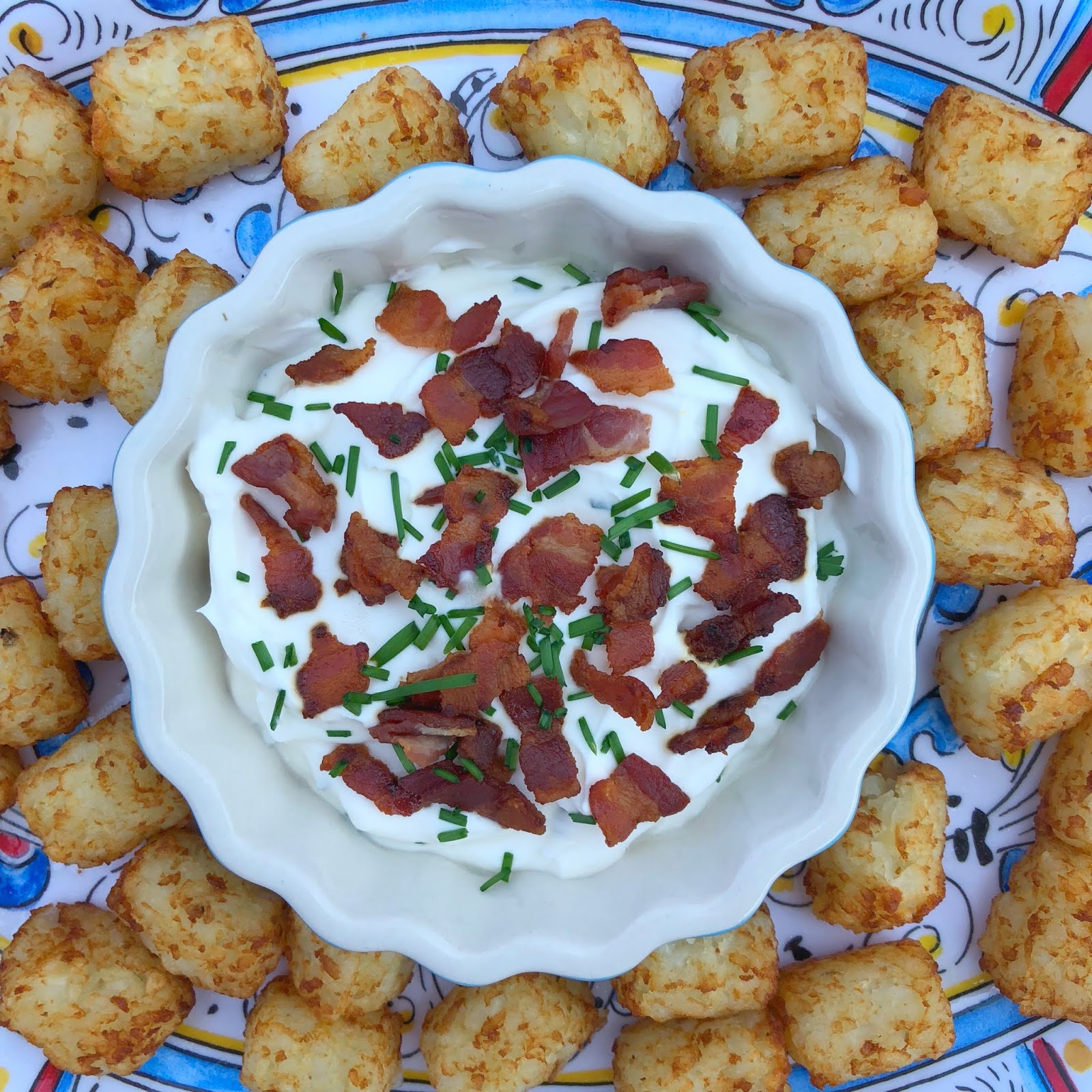 Jac o' lyn Murphy: Baked Potato Tots with Loaded Dip