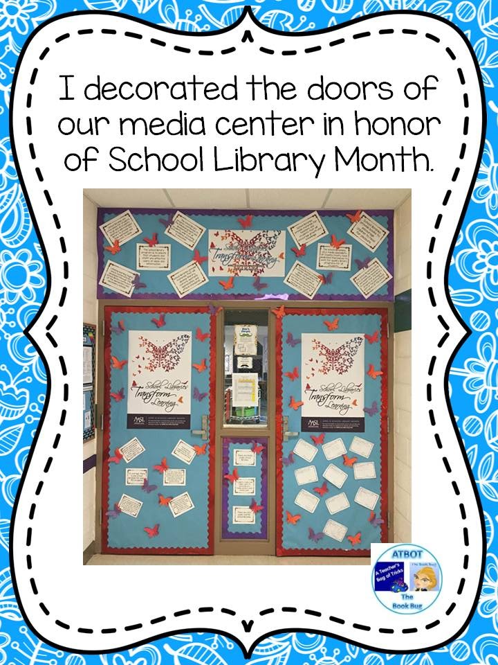 The Book Bug: April is School Library Month