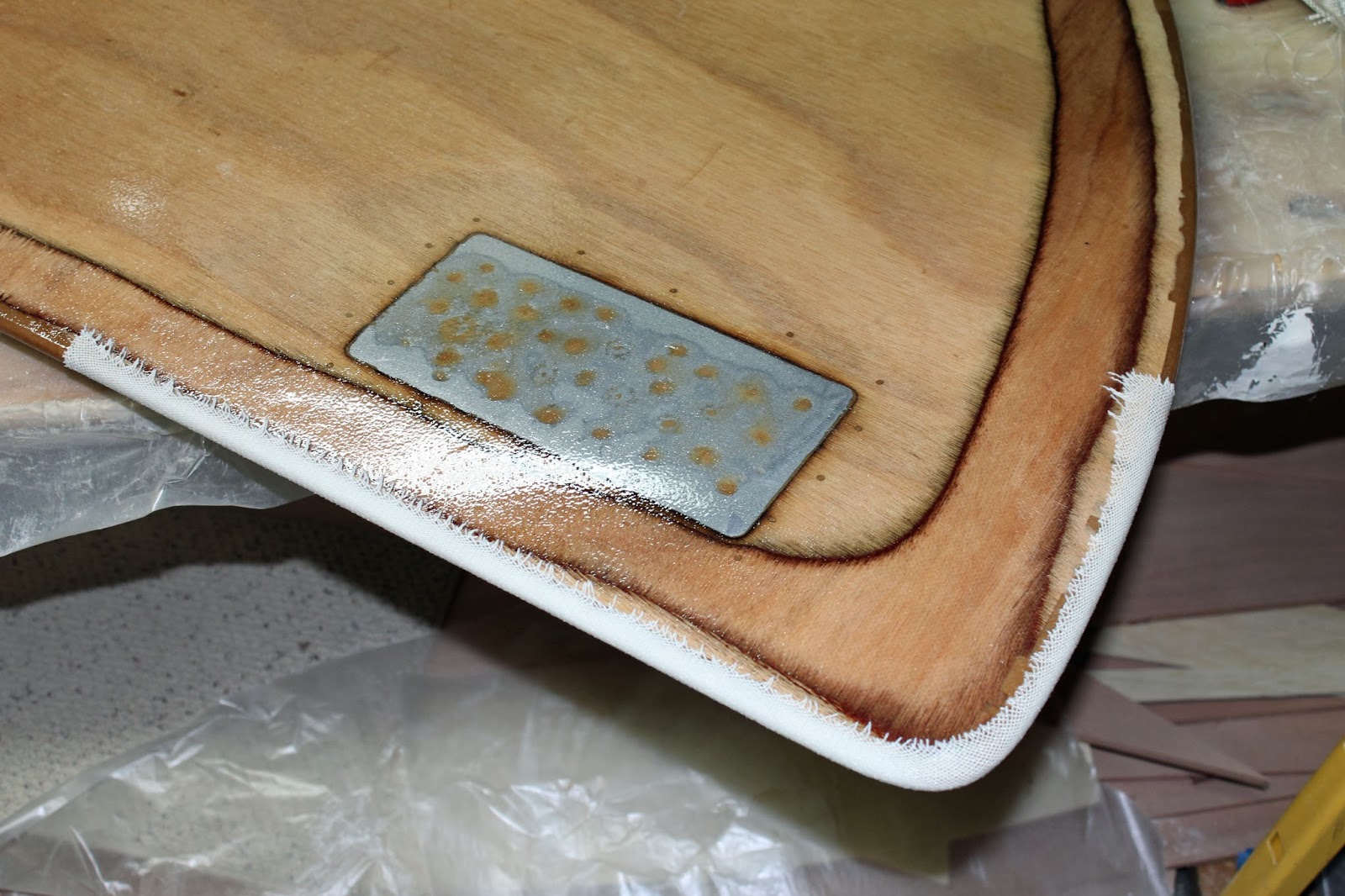 Building the "PocketShip" Pocket Cruiser: More Work on Centerboard