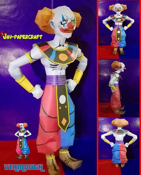 Dragon Ball Super: Vermoud Papercraft | Paperized Crafts