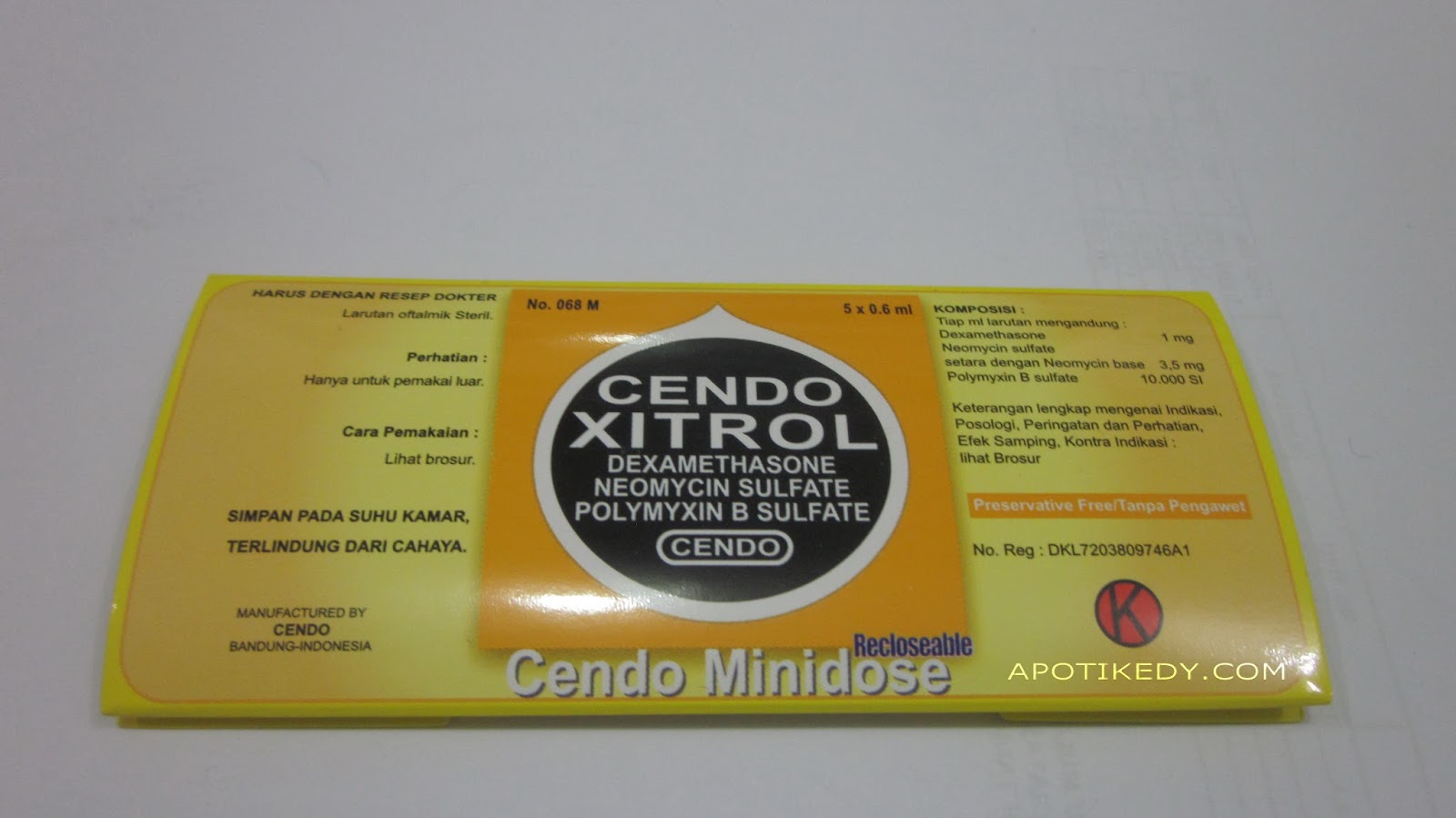 Jenis Obat Mata Dan Fungsinya | Cendo Xitrol - Tips Motivasi