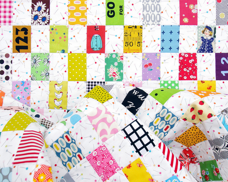 Rectangle Checkerboard Quilt - A Finished Quilt | Red Pepper Quilts ...