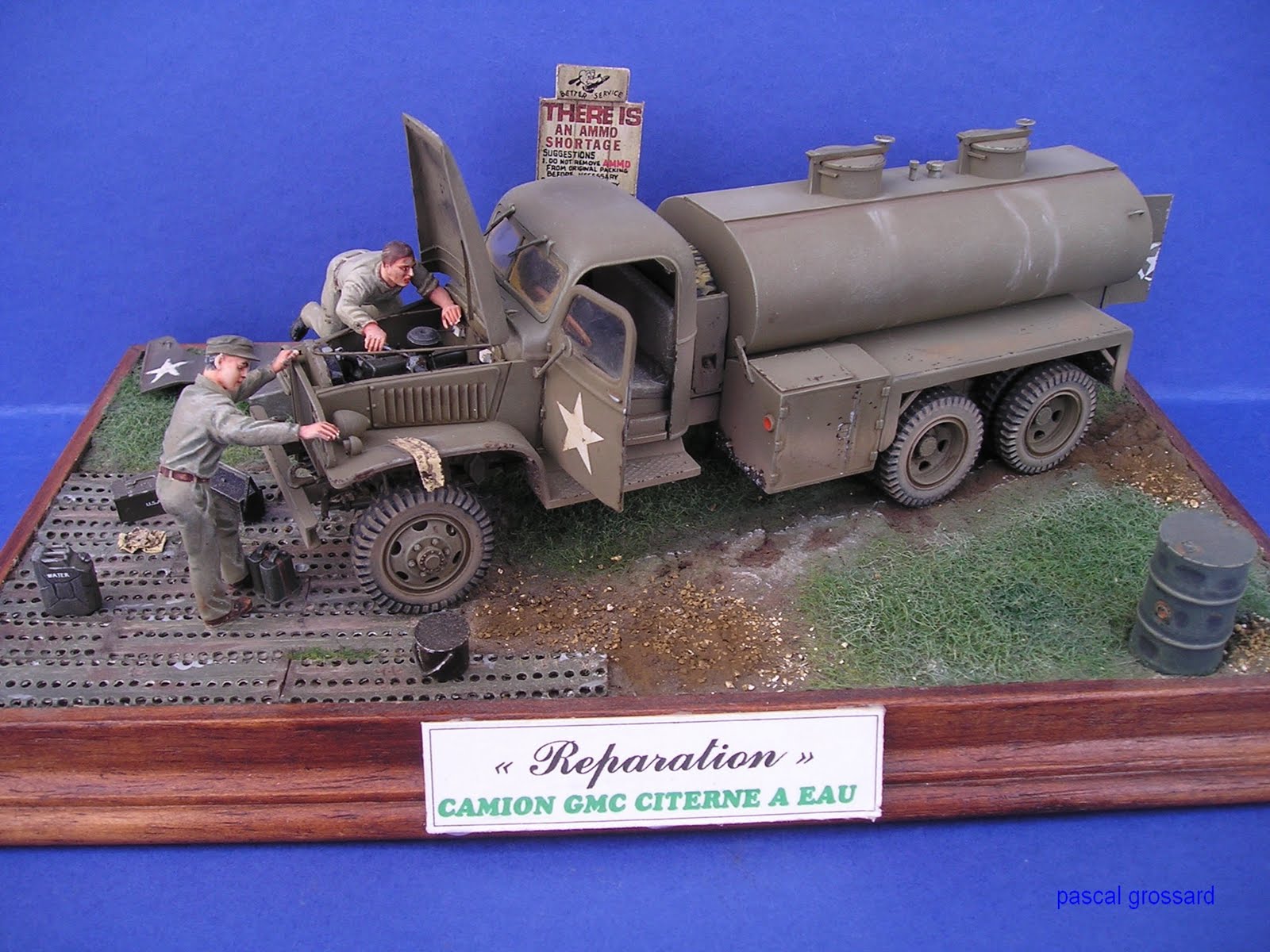 Maquettes WWII: GMC CCKW water tank truck
