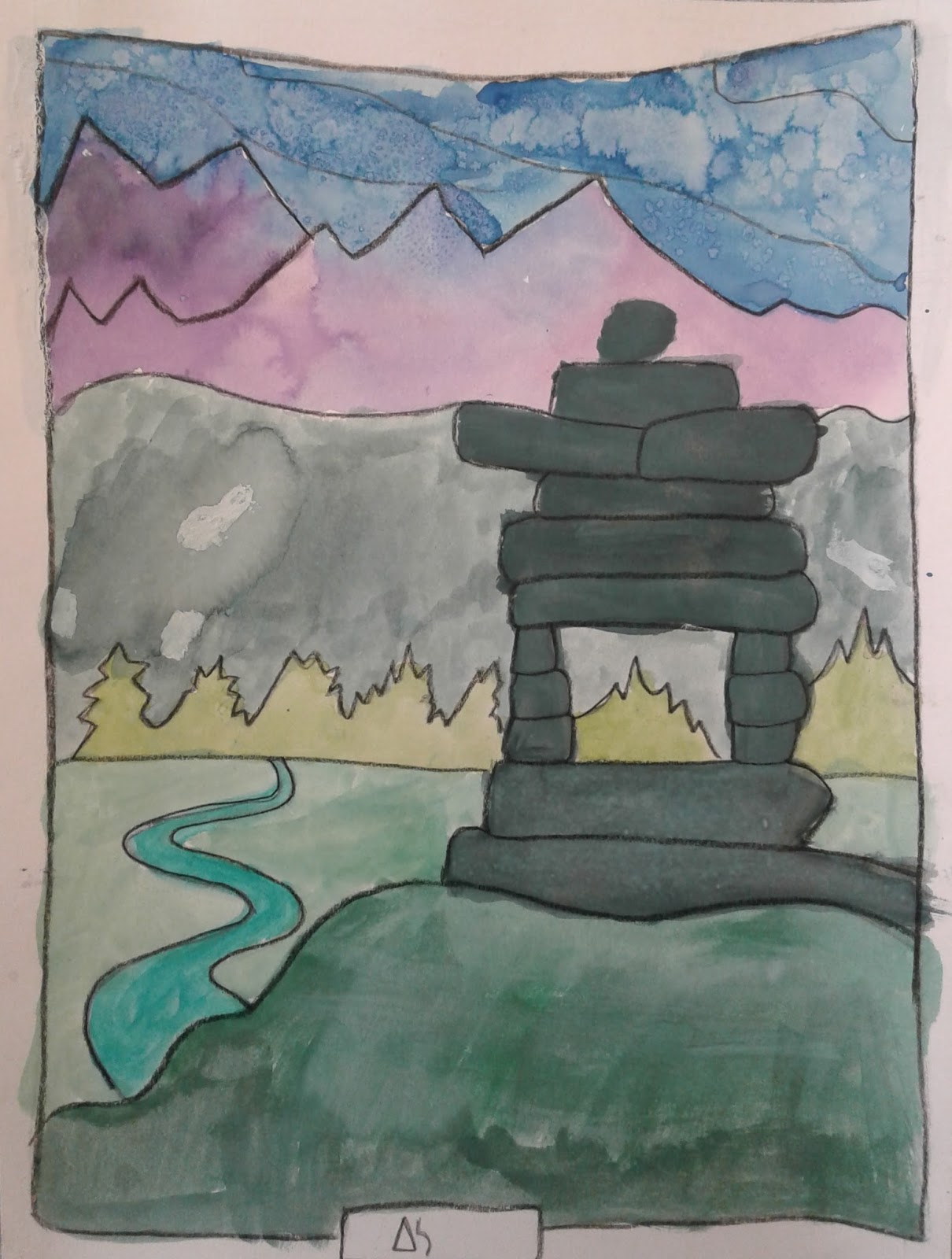 Inukshuk Painting