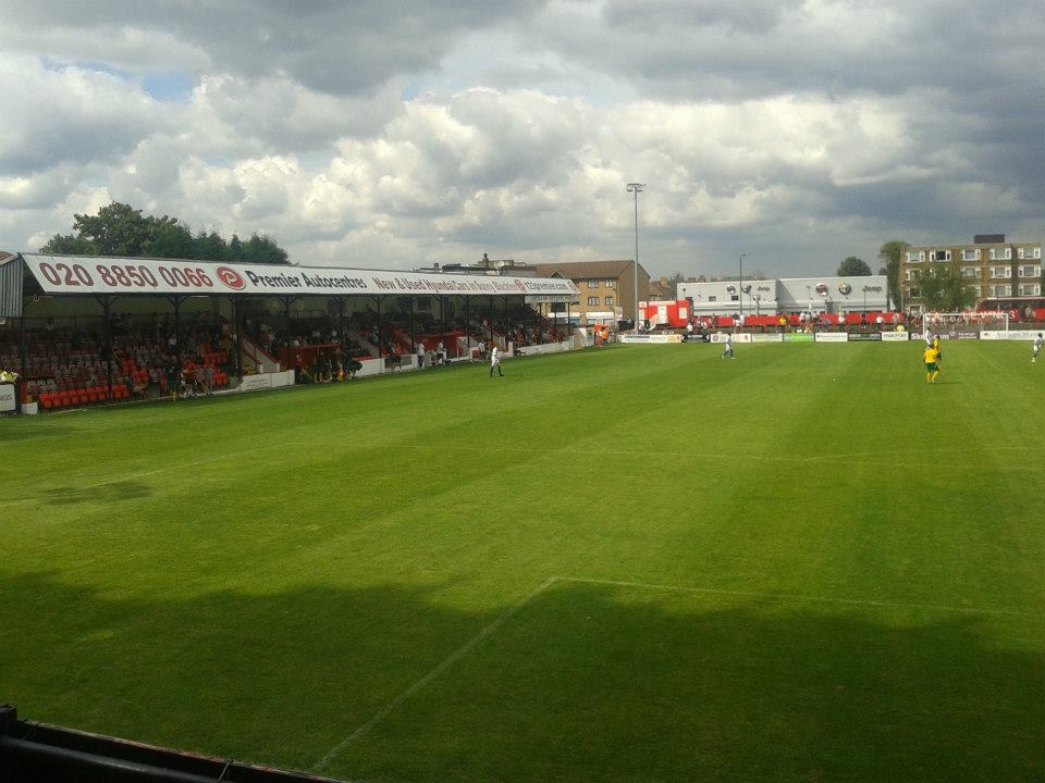The Rainham End.: Park View Road - Welling United
