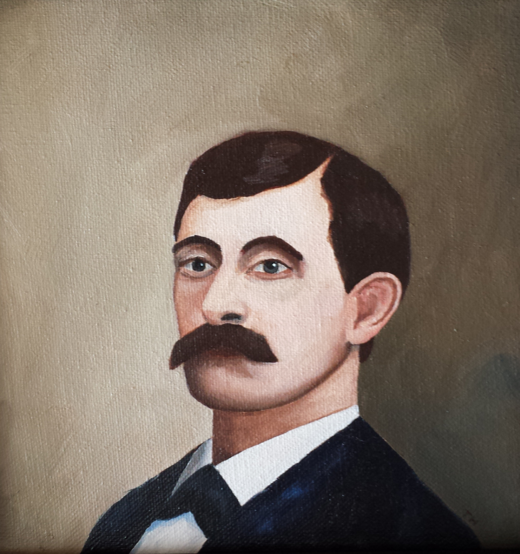 tlynpaintings: Brown Moustache