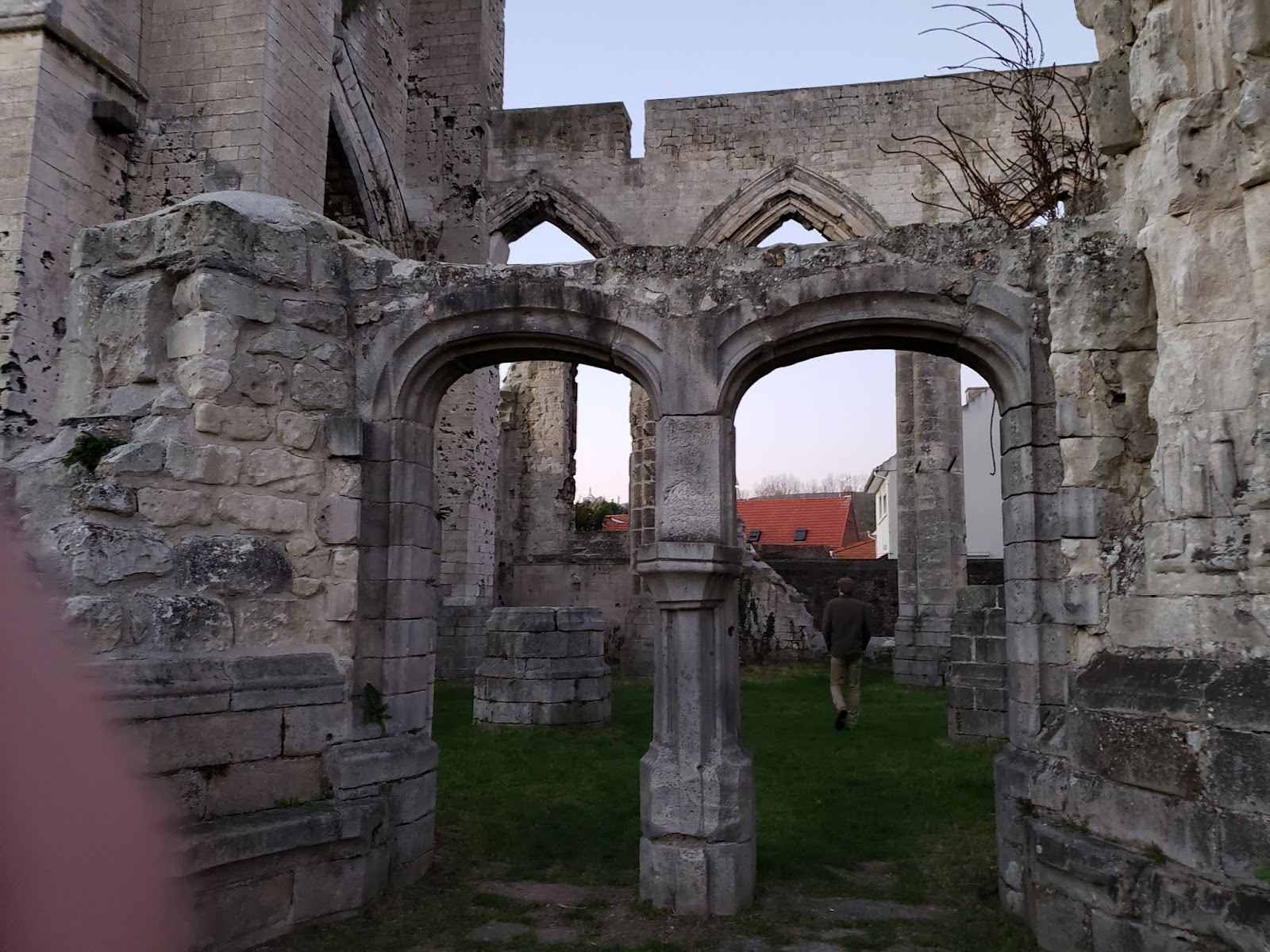 Churches of the East: The ruins of of Saint Albain Nazaire, France.