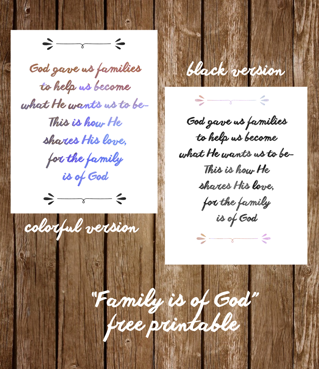 Mothers, Sisters, a Printable, and a Giveaway - Sisters, What!