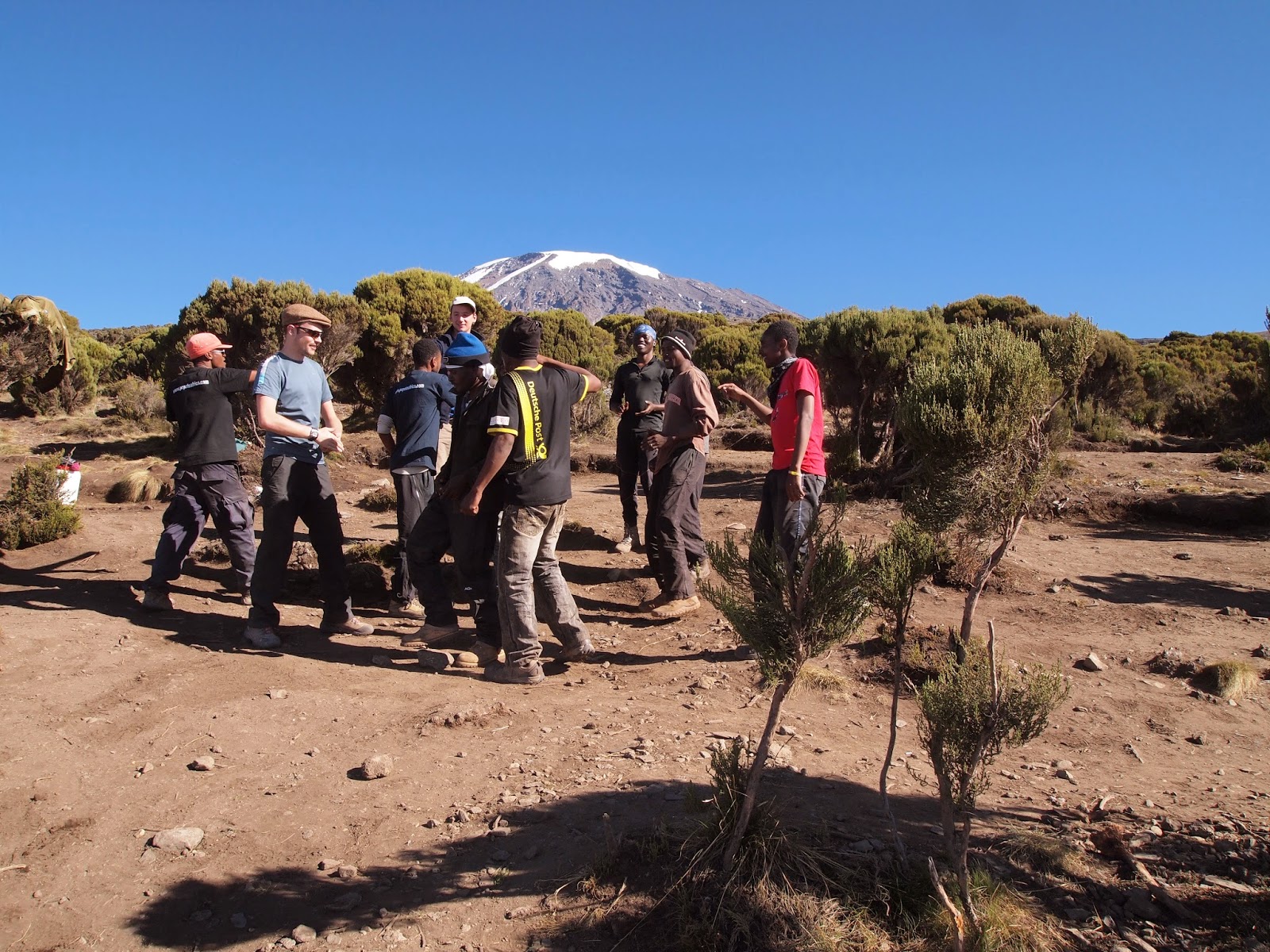 Barafu Tours & Safaris: BARAFU TEAM celebrating & Singing on Mount ...