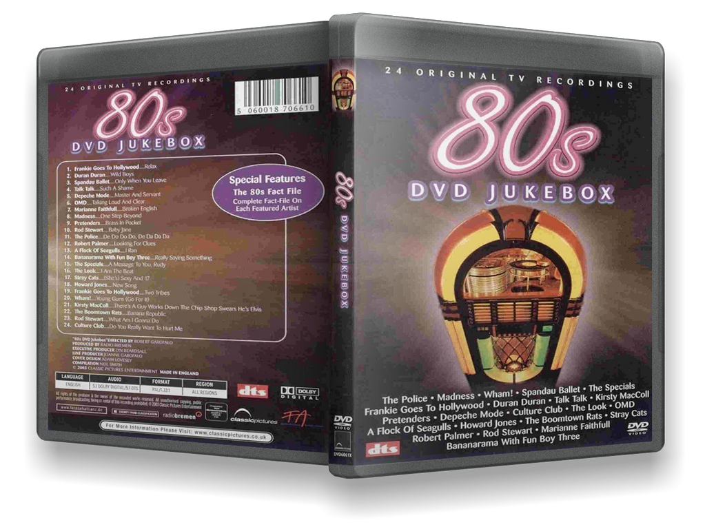 DVD Musicales: Varios Artistas - 80´s Jukebox