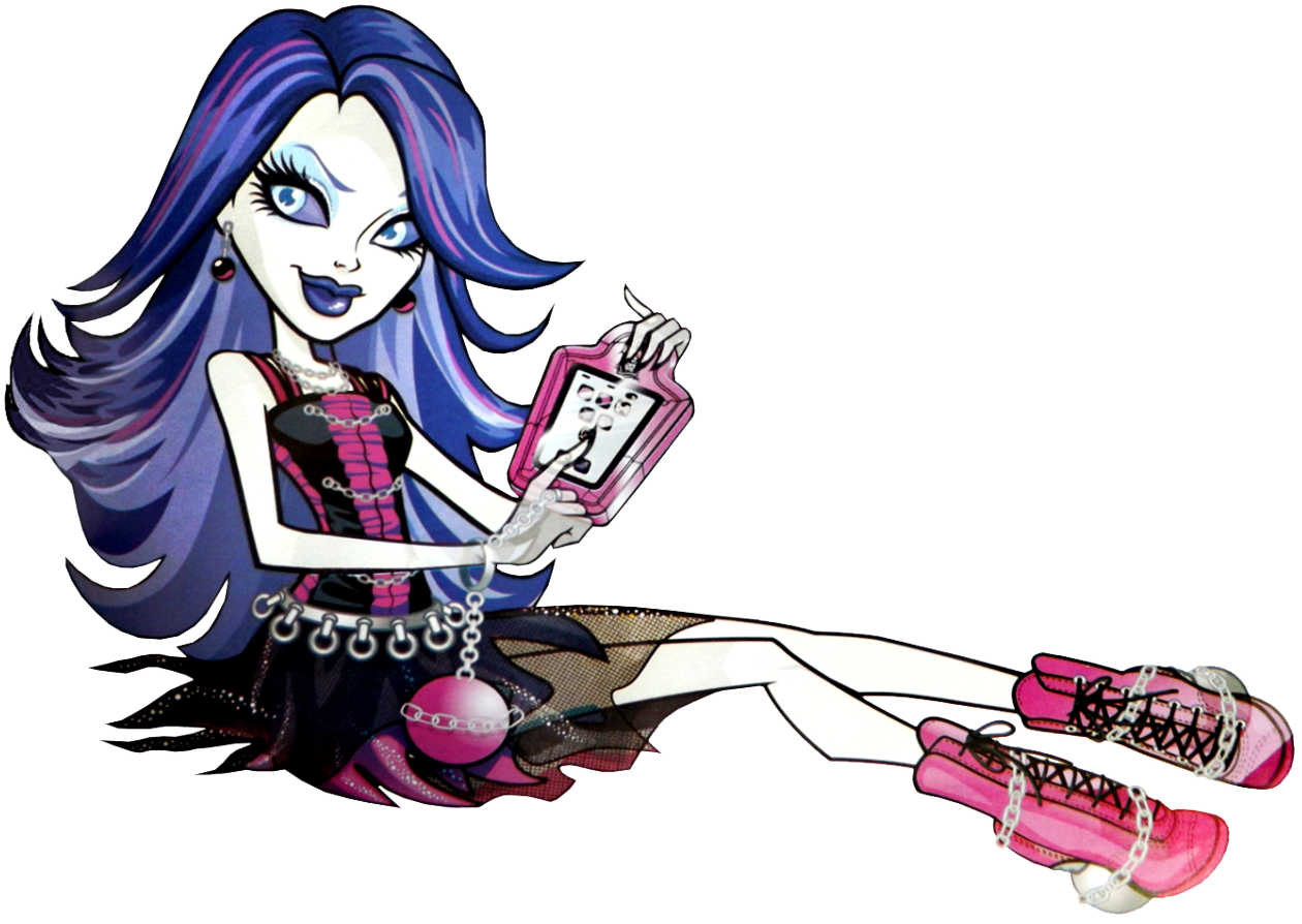 Todo sobre Monster High: Nuevo artwork/PNG de Spectra Vondergeist