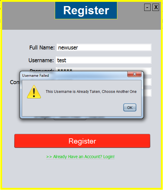 Java Login And Register Form With MySQL - C#, JAVA,PHP, Programming ...