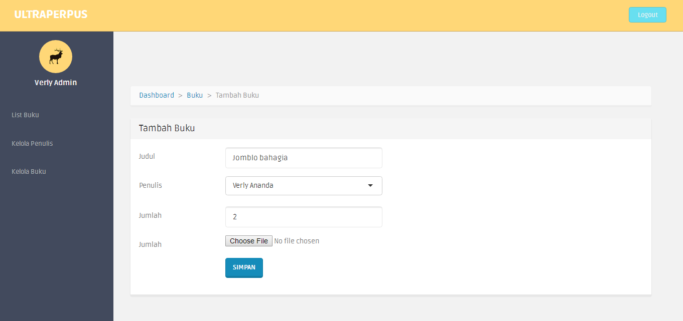 Source Code Web Aplikasi Perpustakaan Laravel 53 Verly Share