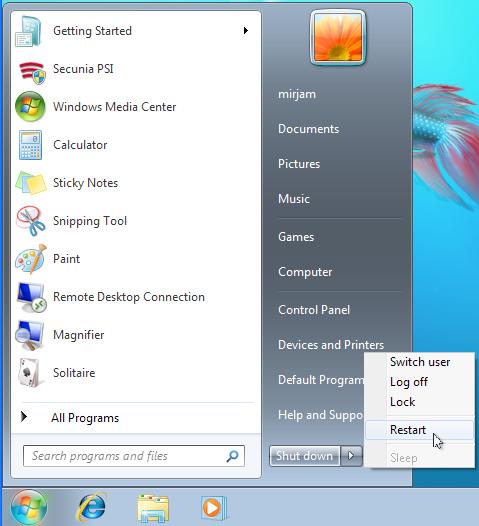 Clase de Computadoras/2012: Como apagar la Computadora
