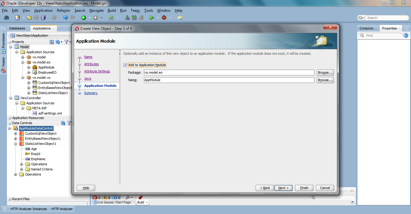 How to create a Programmatic View Object? ~ Oracle ADF 12c (Application ...